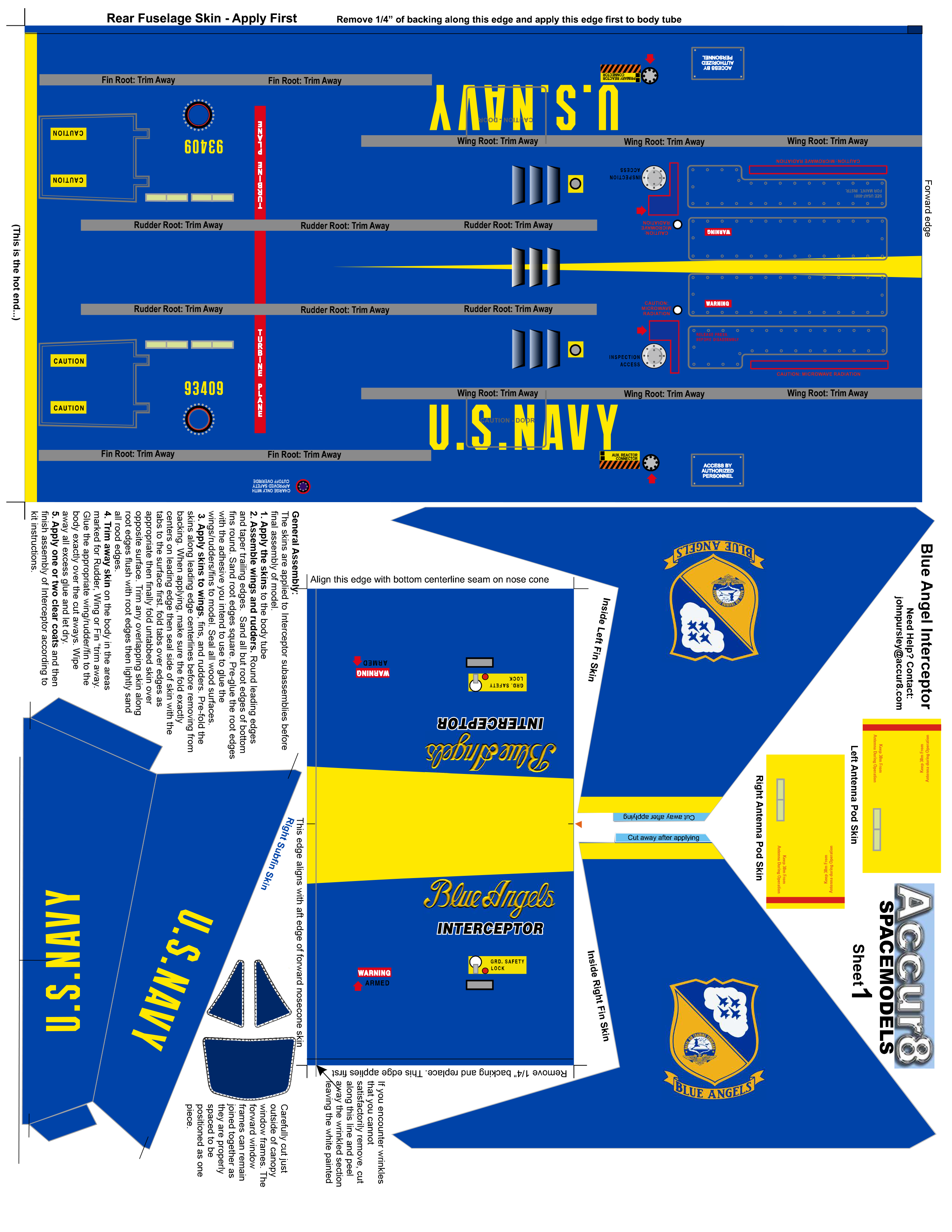 Interceptor Blue Angels
